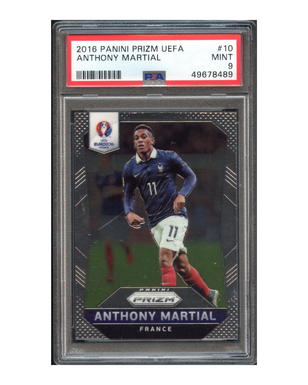 Tarjeta Anthony Martial - Grado 10